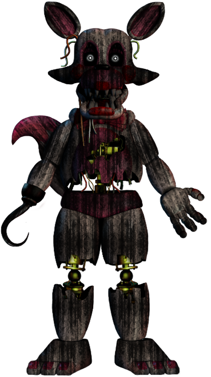 Fnaf 3 Phantom Toy Foxy By Ajosterio On Deviantart