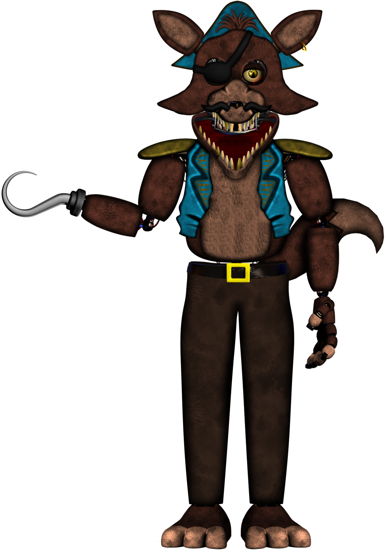 Fnaf Plus Unwithered Foxy By Ajosterio On Deviantart