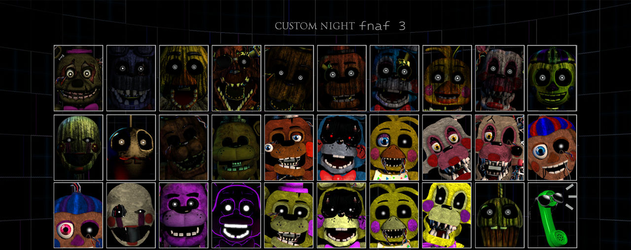 Fnaf Ucn Concept Animatronics 3 By Ajosterio On Deviantart