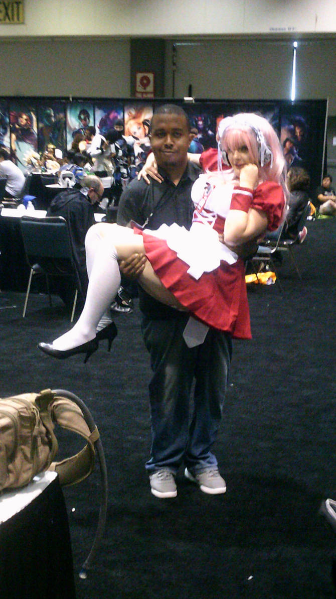 Me And Super Sonico Maid By Coreybrown1994 On Deviantart