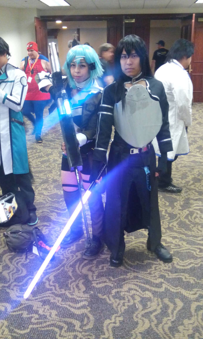Sinon And Kirito By Coreybrown1994 On Deviantart