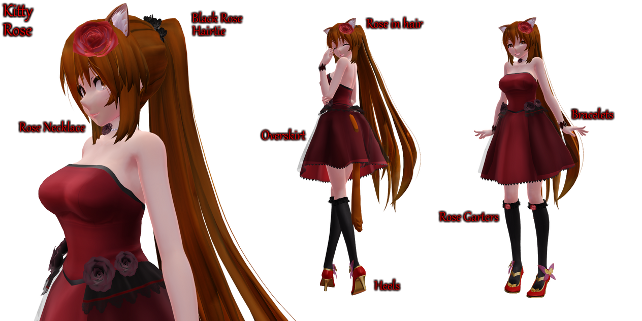 Kitty Rose Dress By Kittycatisca On Deviantart