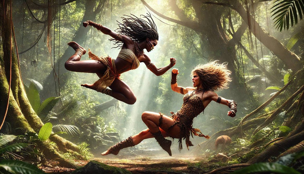 Jungle fight - part 6: Jane fights back by Tom61Tom on DeviantArt Jungle fight - part 6: Jane fights back by Tom61Tom on DeviantArt
