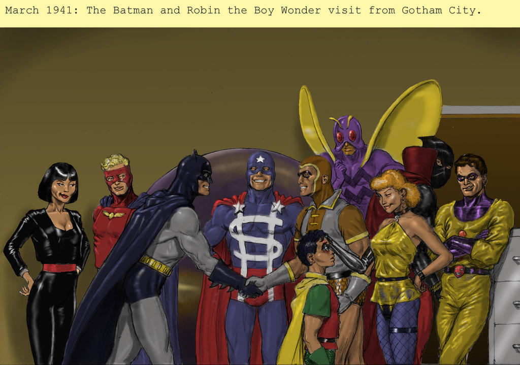 Tliid Batman 75 Years Meets The Minutemen 2 By Nick Perks On Deviantart