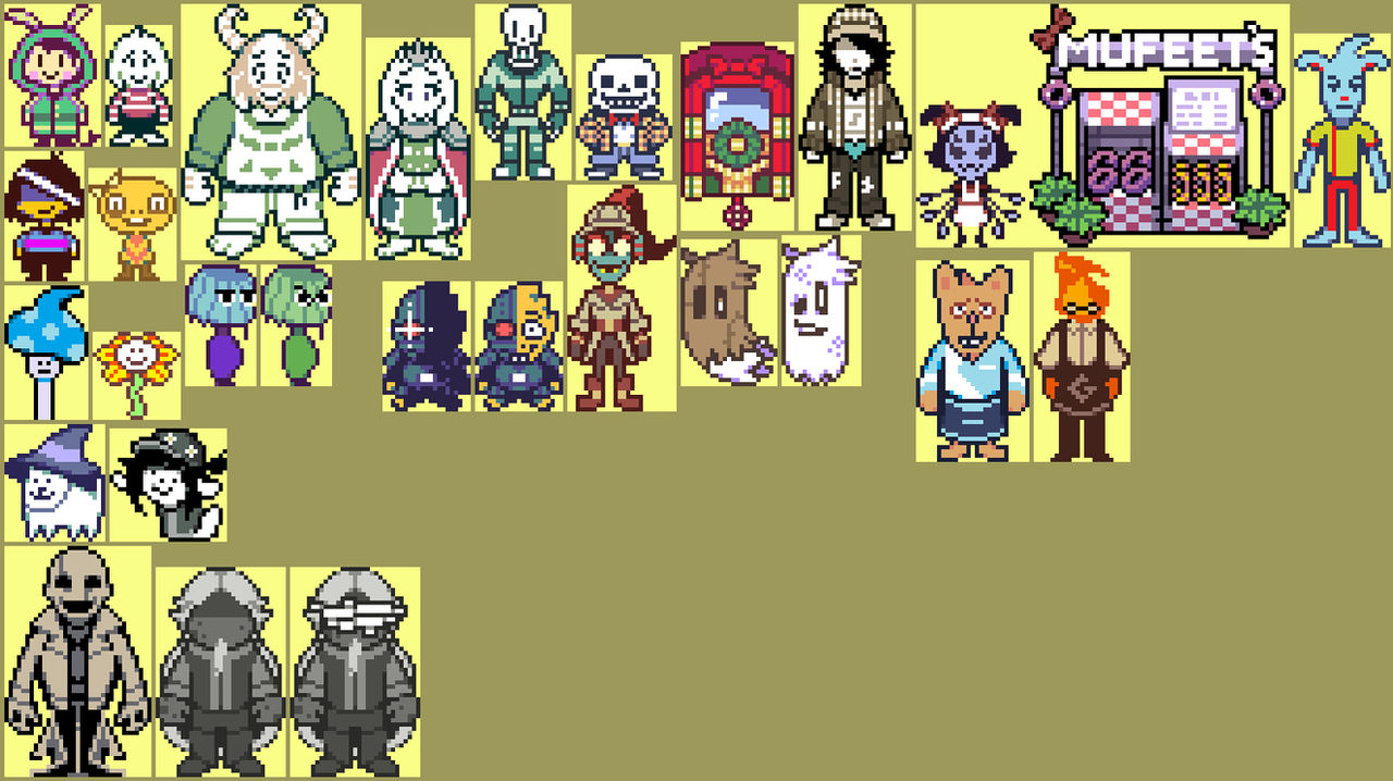 Moonstriker's Underswap - The Main Cast Sprites by TheTrueRyan on ... Moonstriker's Underswap - The Main Cast Sprites by TheTrueRyan on ...