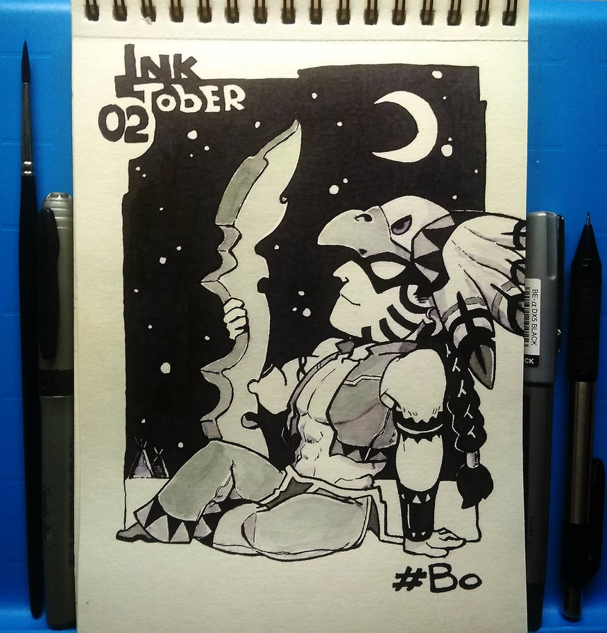 Inktober 2019 02 Brawl Stars Bo By Keyhof On Deviantart