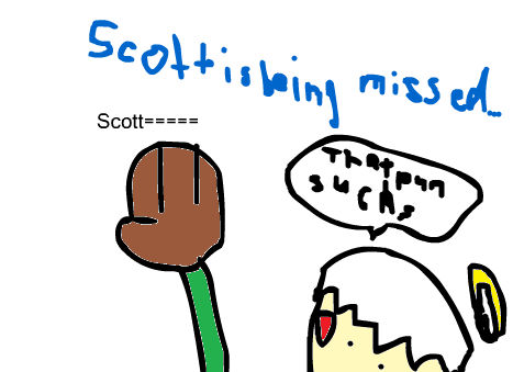 Scott is being missed.... by WildMax910 on DeviantArt