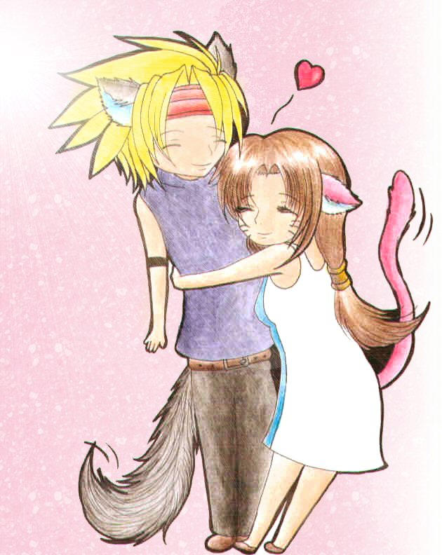 Kitty Hugs By Madeinheavenff15 On Deviantart