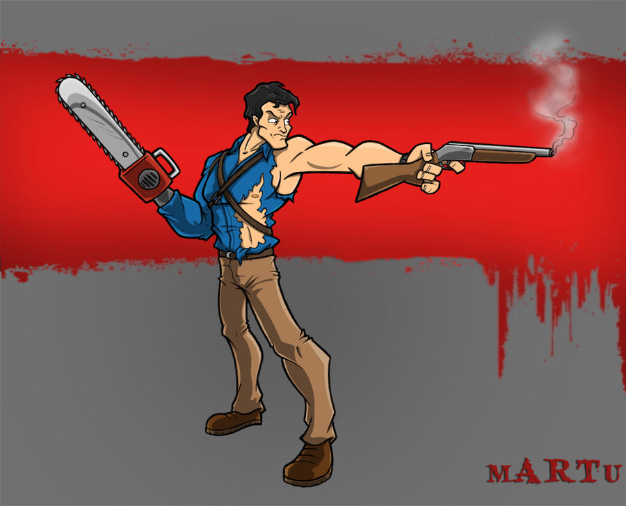 Ash Evil Dead By Martu Mandy On Deviantart