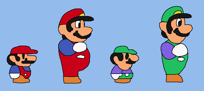 4 April 2022 - SMAS SMB1 Mario and Luigi Drawing by Abbysek on DeviantArt 4 April 2022 - SMAS SMB1 Mario and Luigi Drawing by Abbysek on DeviantArt