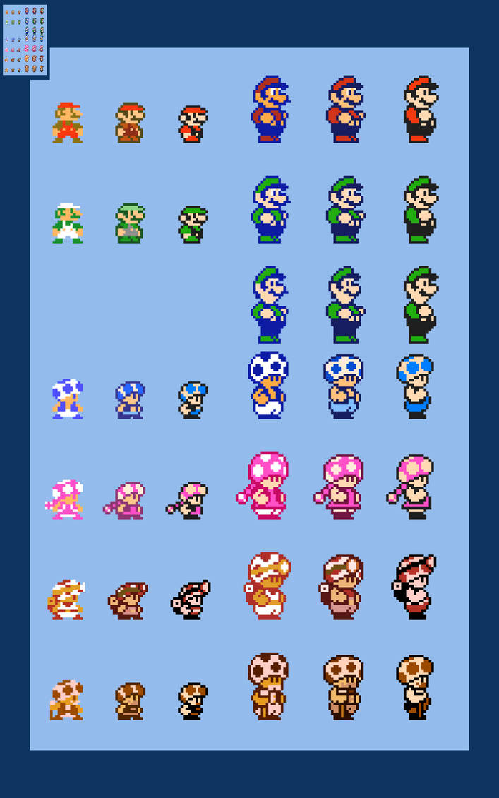 10x Custom Super Mario Maker 2 Sprites Smb2 And By Abbysek On Deviantart