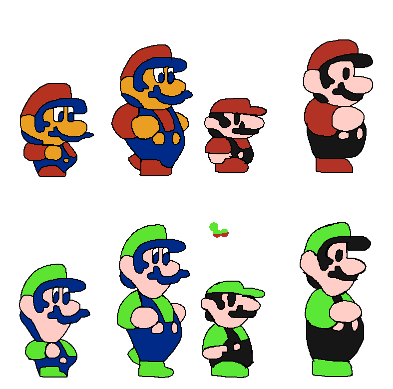 Redrawn - SMB3 Styled SMB2 Luigi by Abbysek on DeviantArt Redrawn - SMB3 Styled SMB2 Luigi by Abbysek on DeviantArt