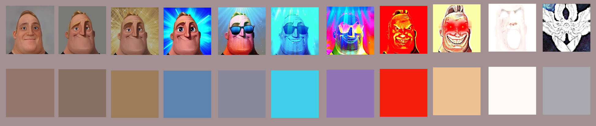 Mr Incredible Becoming Canny Phases By Abbysek On Deviantart