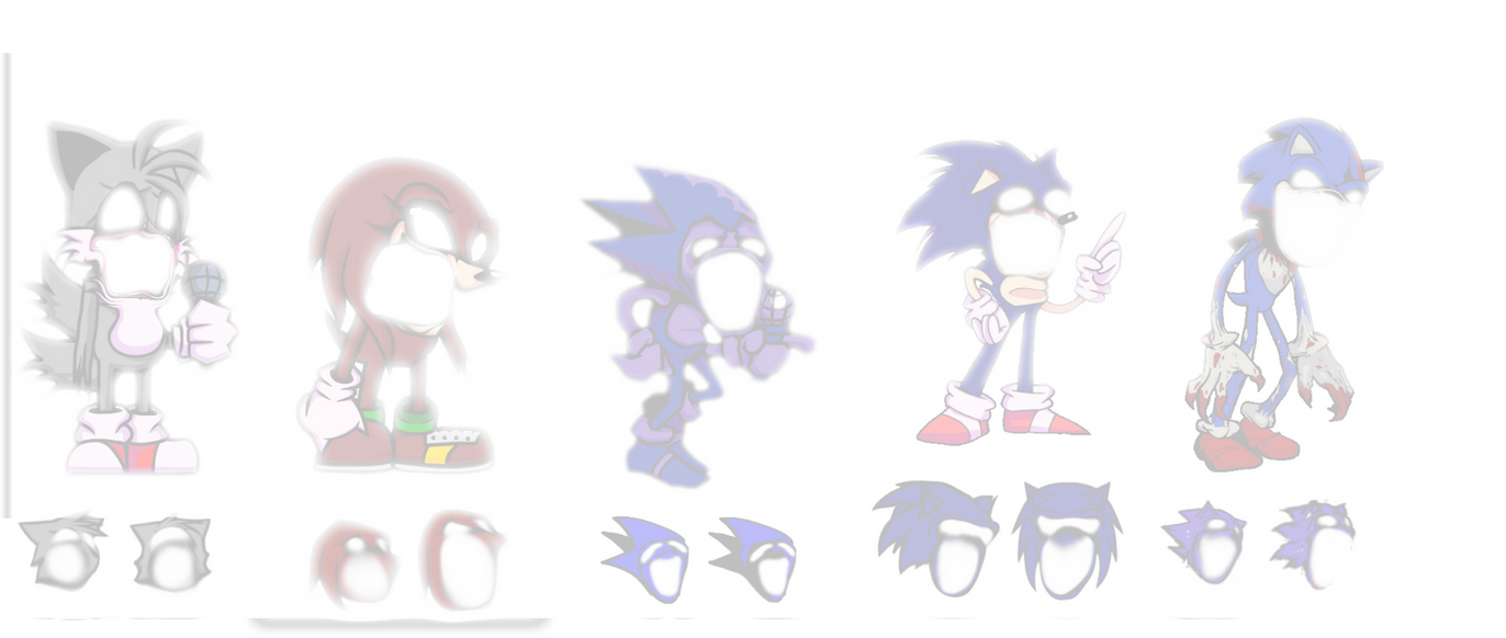 Characters From Vs Sonicexe 20 The Friday Nigh By Abbysek On Deviantart
