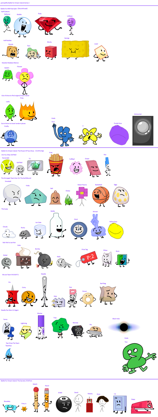 Jacknjellify Battle For Dream Island Series 2 By Abbysek On Deviantart