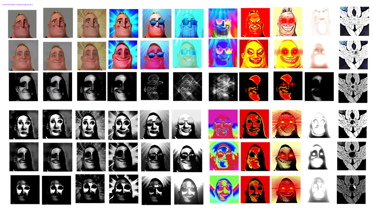 Uncanny Phases 1-6 becoming Canny 2 by Abbysek on DeviantArt Uncanny Phases 1-6 becoming Canny 2 by Abbysek on DeviantArt