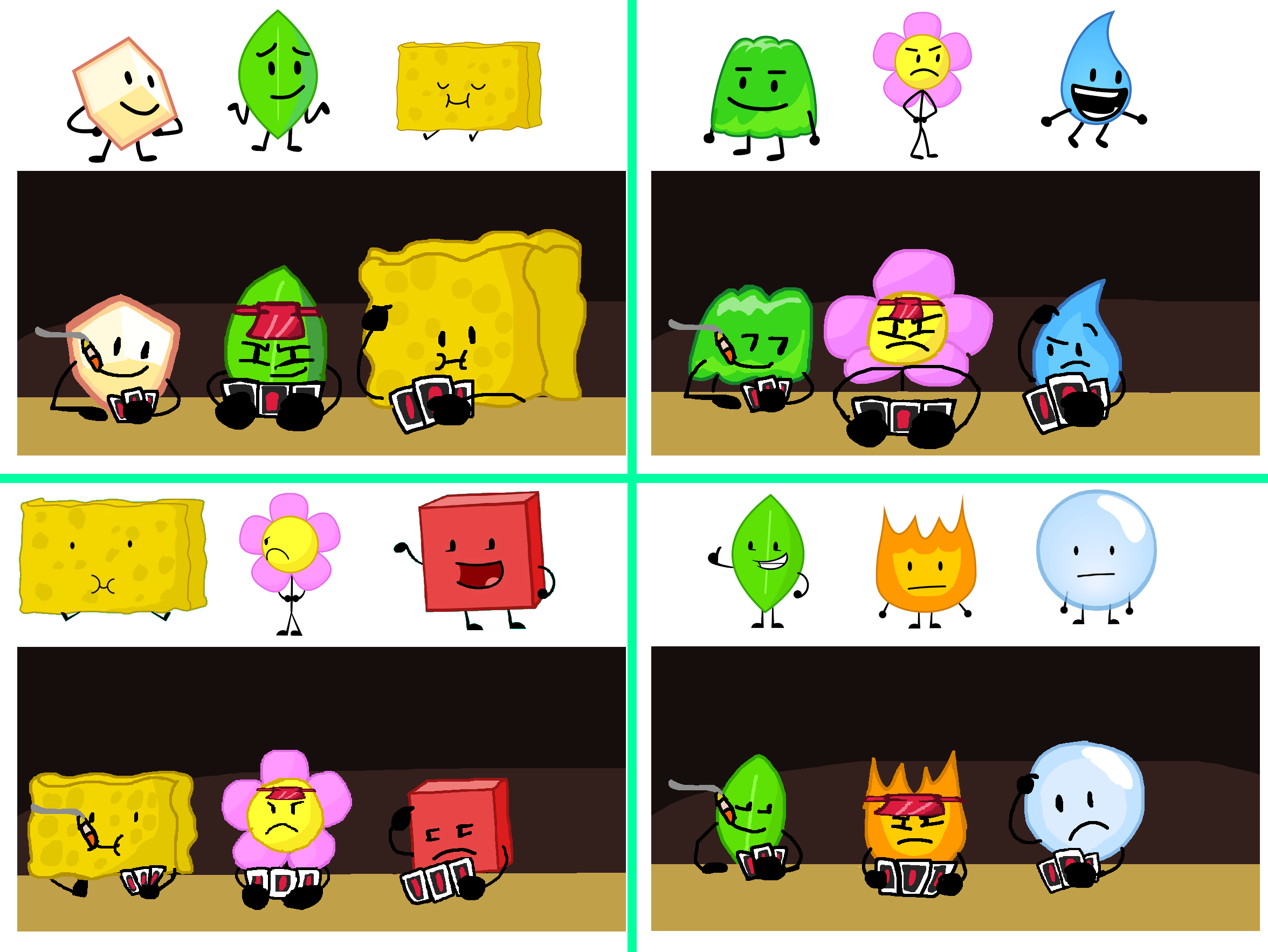 Quadruple Grid Battle For Dream Island Series In P By Abbysek On Deviantart