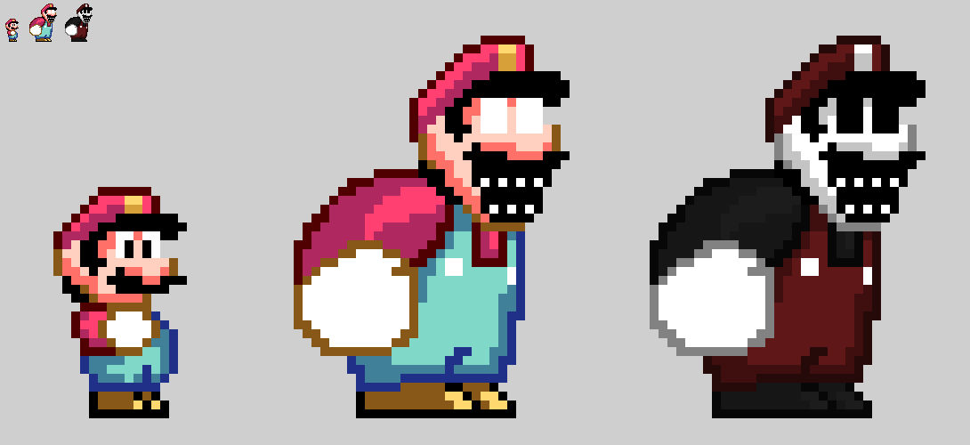 10x Sma2 Luigi Styled Smb2 Mario And Mx By Abbysek On Deviantart
