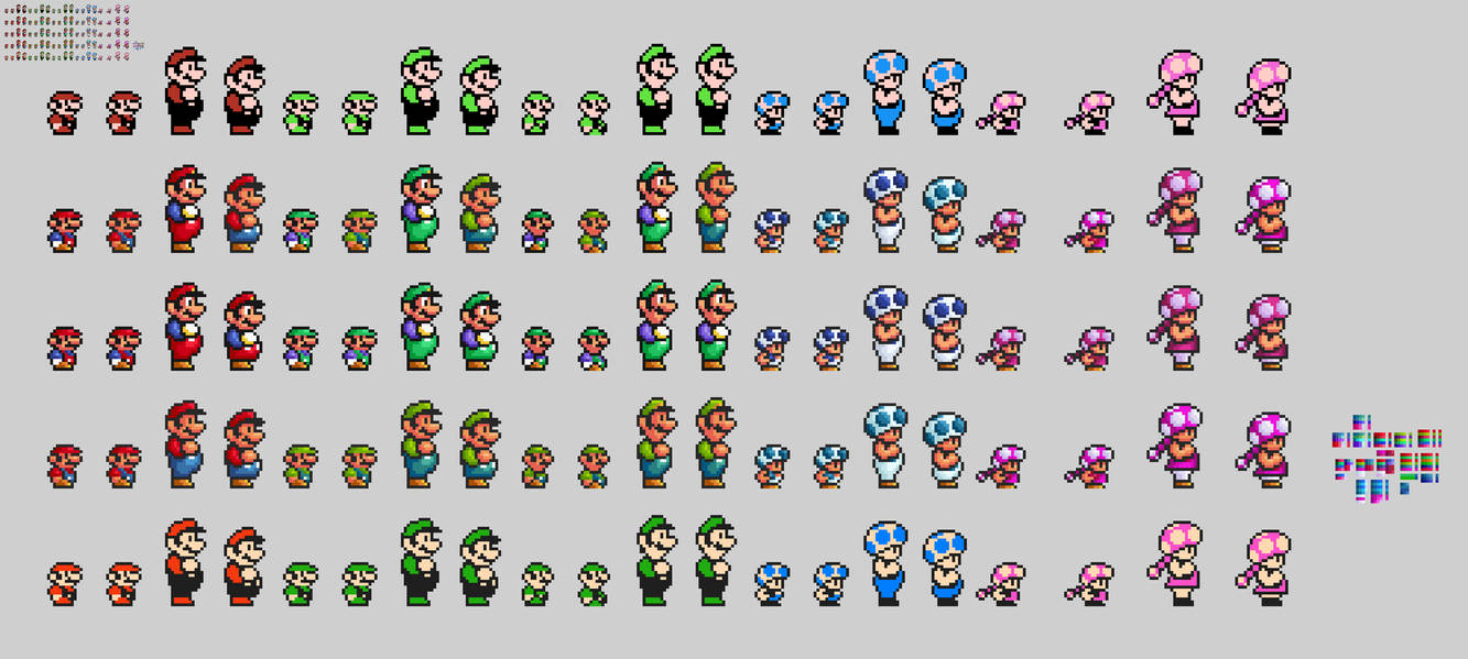 10x Smb1 And Smb3 All Stars Styled Smm2 Toad And T By Abbysek On Deviantart