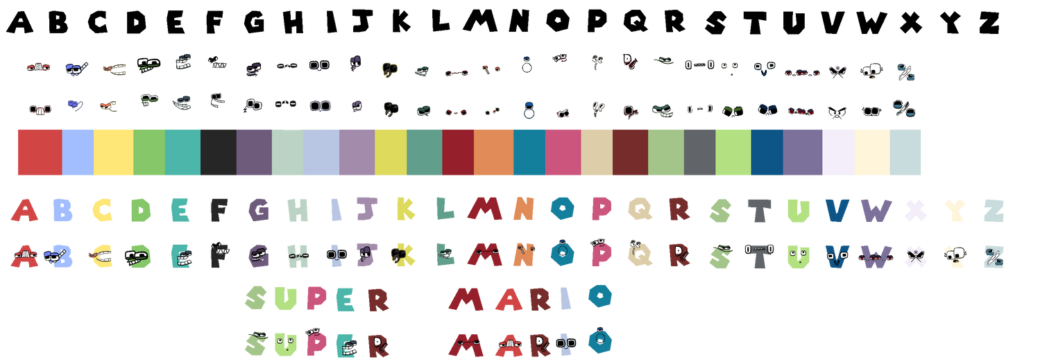 Super Mario Alphabet Lore By Abbysek On Deviantart