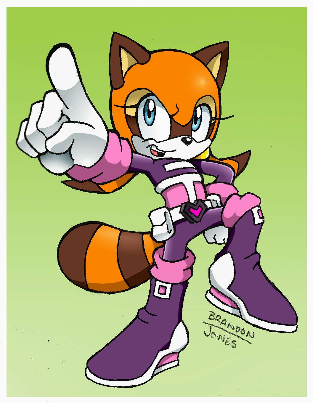 Marine In Rouges Sonic Heroes Outfit By Leatherruffian On Deviantart