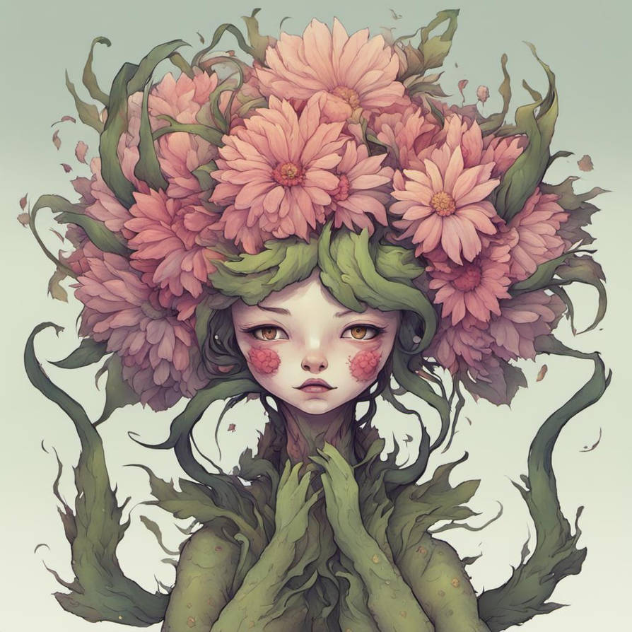 Female Flower Monster 2 By Ravenjovan On Deviantart