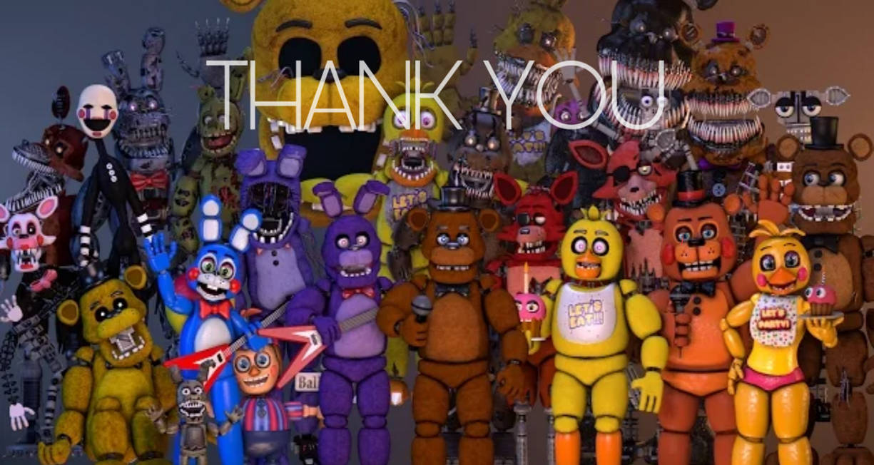 Fnaf Poster Thank You By Estevamgamer On Deviantart
