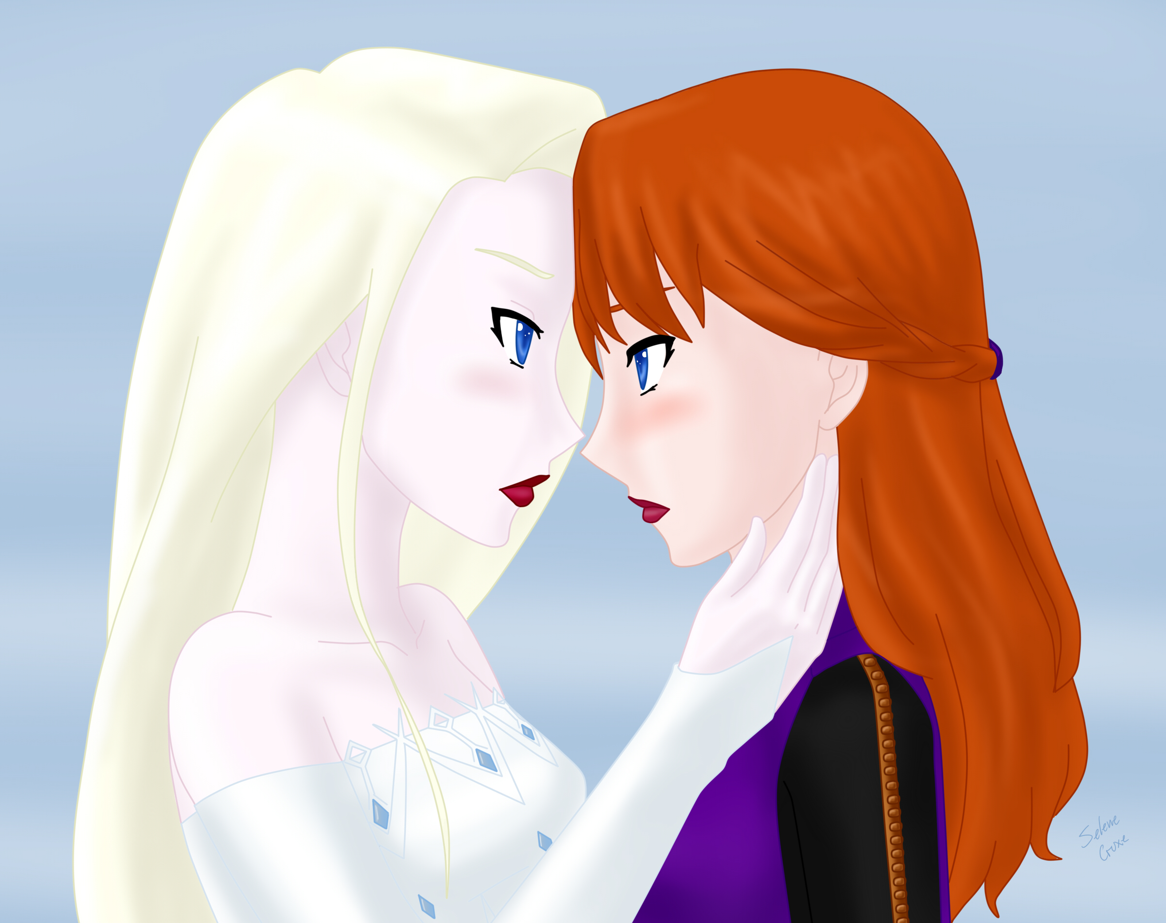Elsanna By Selene Cruxe On Deviantart