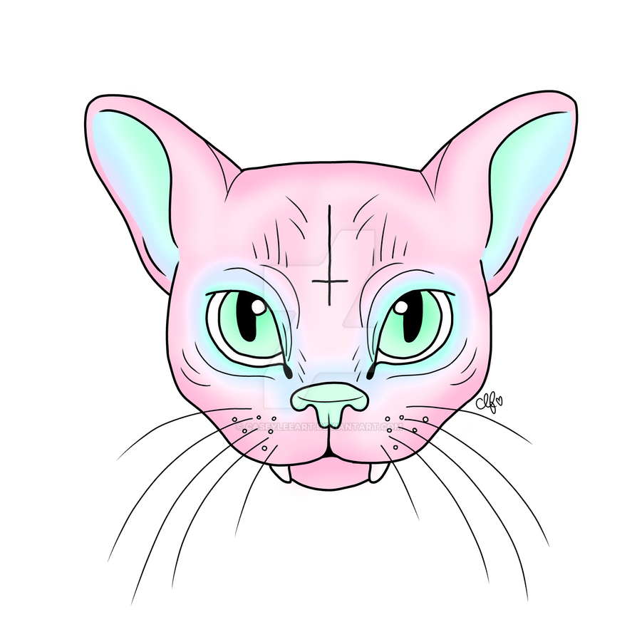 Hell Kitty Pink By Caseyleeart On Deviantart