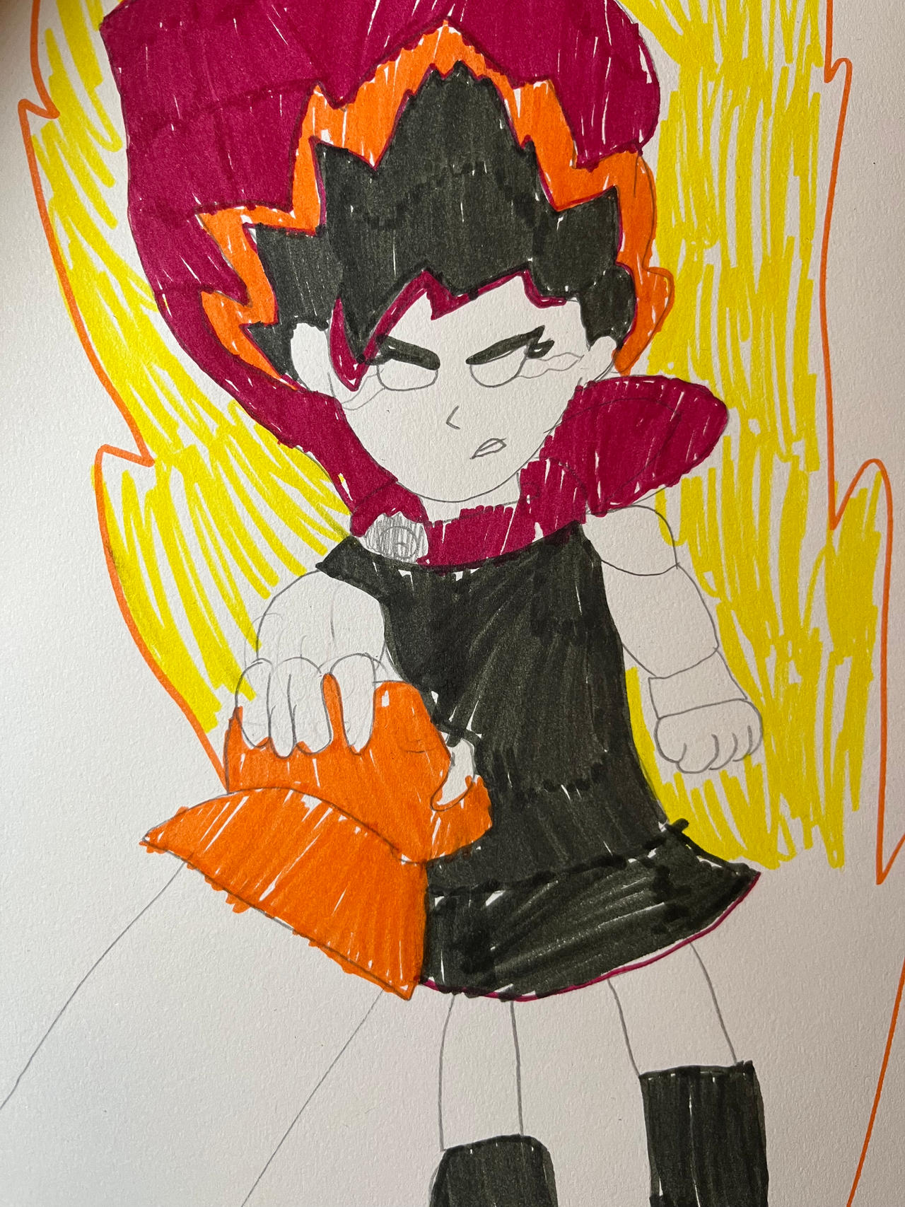 False Super Saiyan Ruby Rose By Ladiesman4 On Deviantart