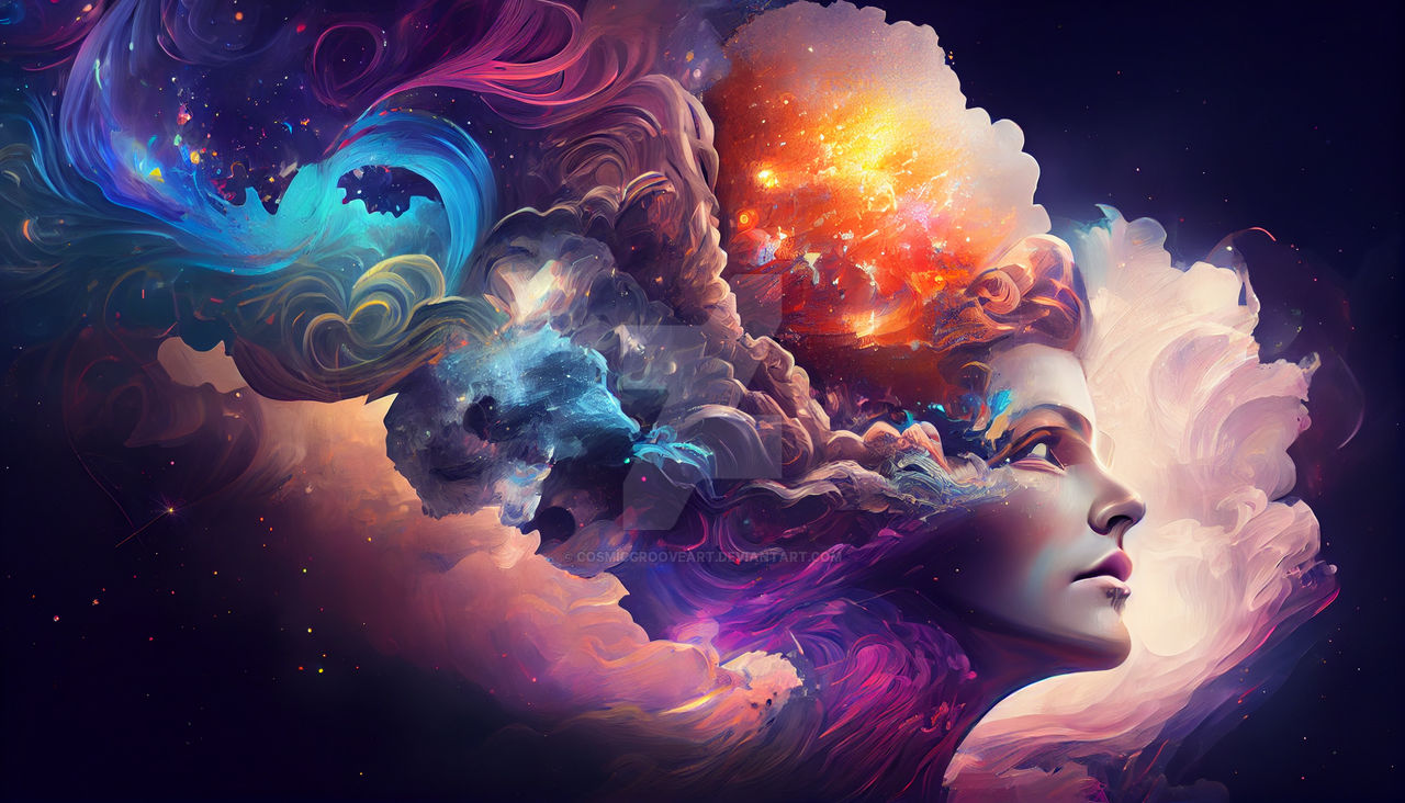 Cosmic Girl By Cosmicgrooveart On Deviantart