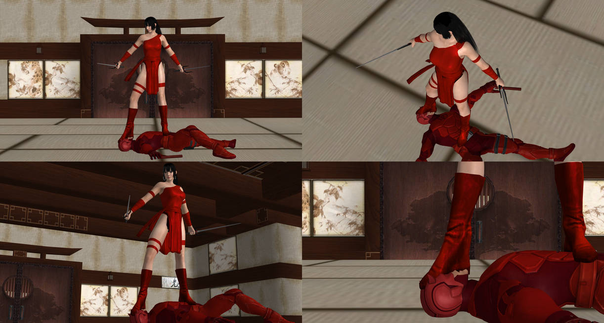 Elektra Dominates Daredevil Femdom Fatale By Wolffus1996 On Deviantart