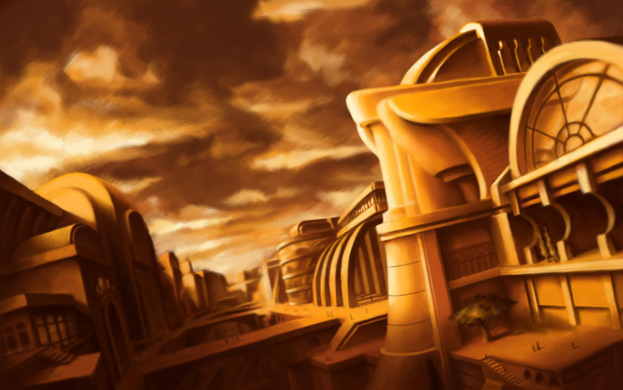 Golden City by ZackF on DeviantArt