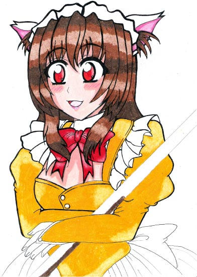 Unfinished Kitty Maid By Frostroserena On Deviantart