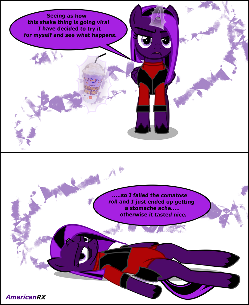 Grimace Shake Incident By Americanrx On Deviantart