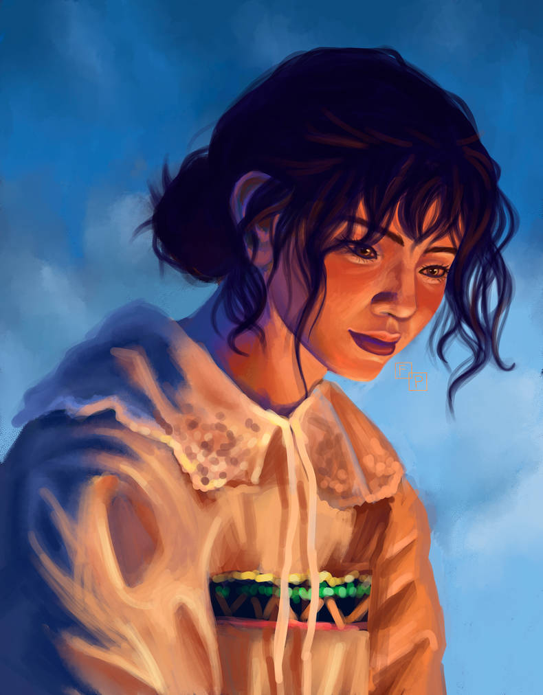 Portrait Of A Beatiful Girl By Freepomidor1 On Deviantart
