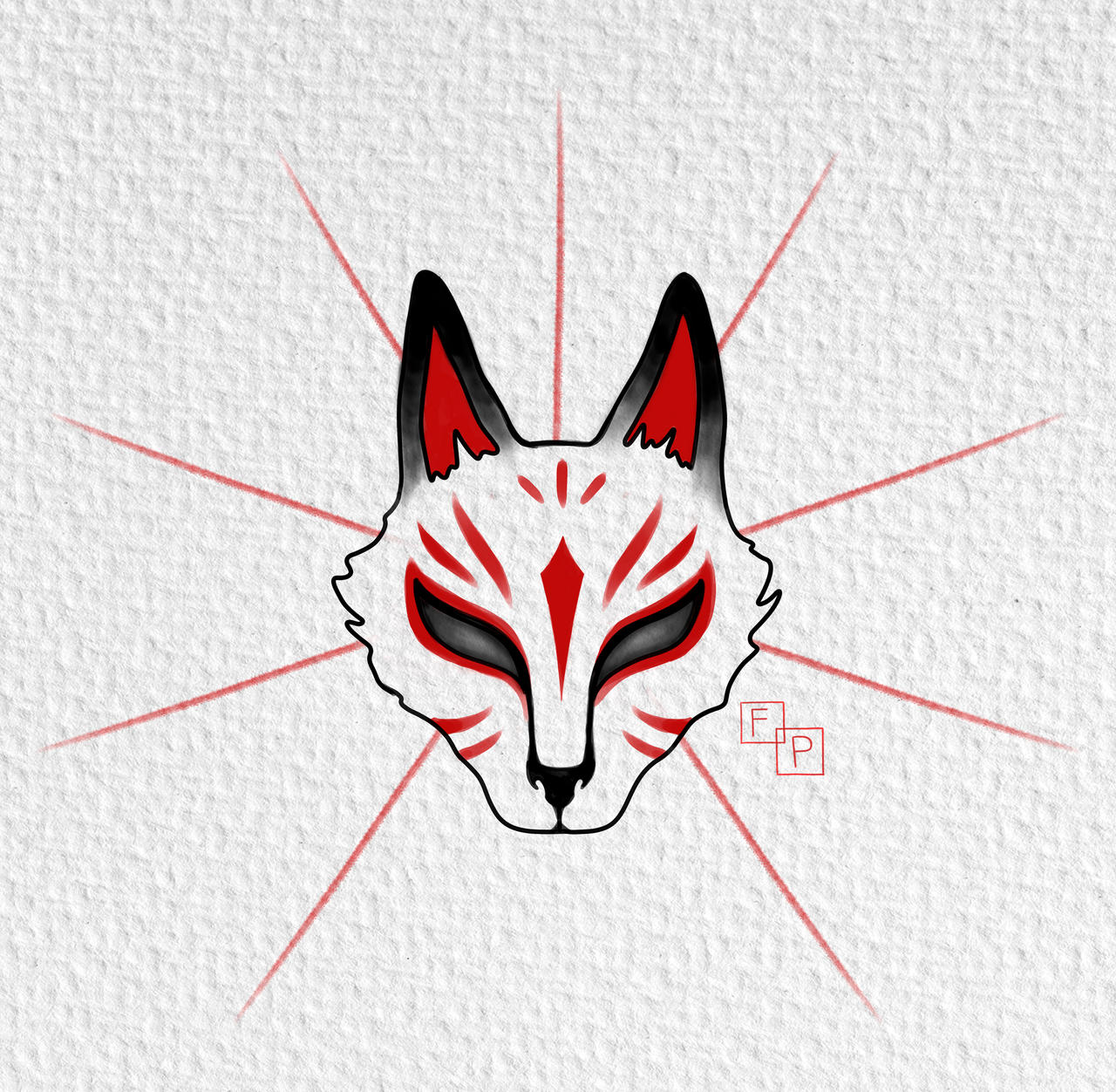 Design For A Kitsune Tattoo By Freepomidor1 On Deviantart
