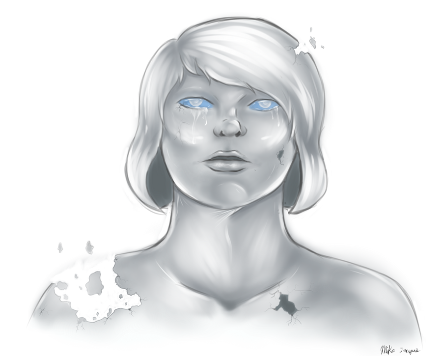Woman In Glass Breaking Into Pieces By Mika525 On Deviantart