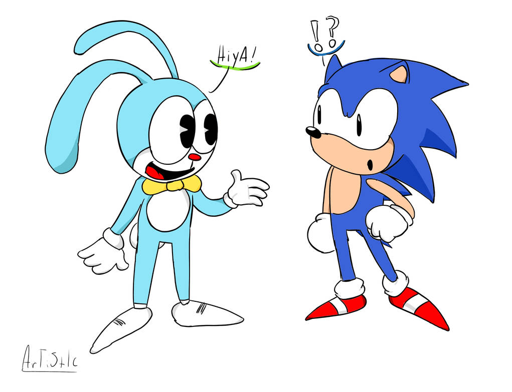 Sonic Meets Sonic By Stillartistic On Deviantart