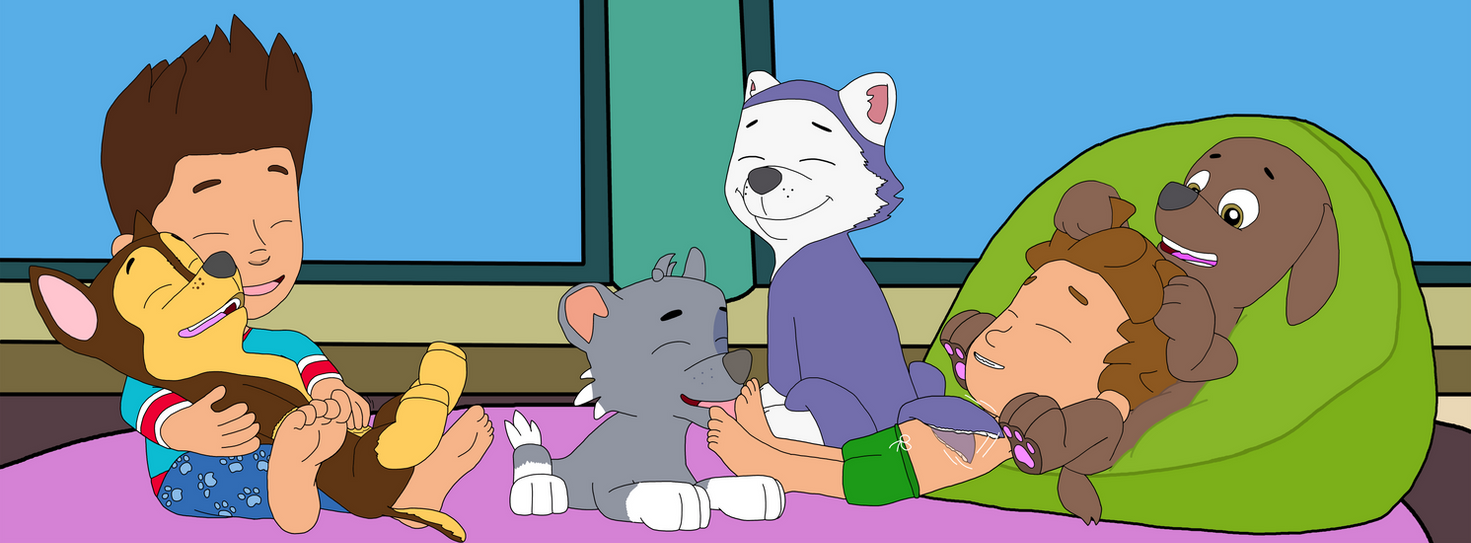 Paw Patrol Real Life Tickle