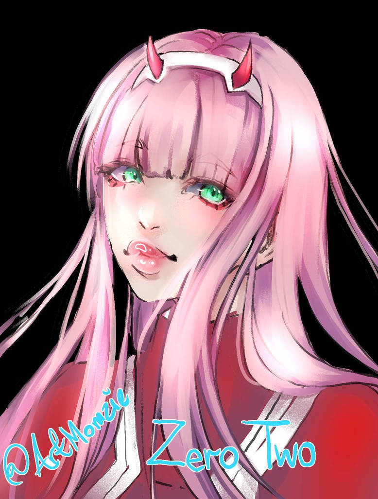 Zero Two Fanart By Artmomzie On Deviantart