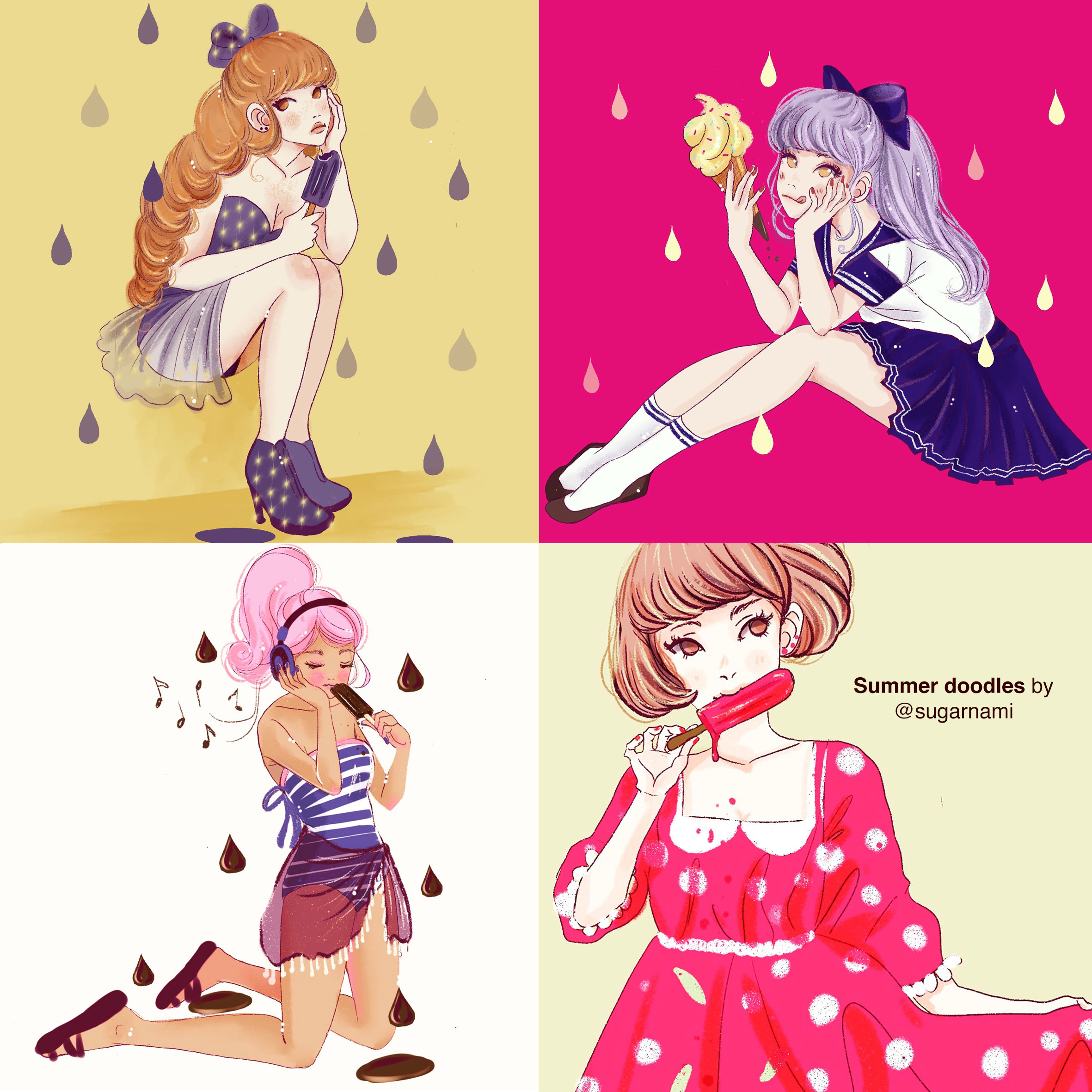 Best Ice Cream Doodles Selection By Sugar Nami On Deviantart