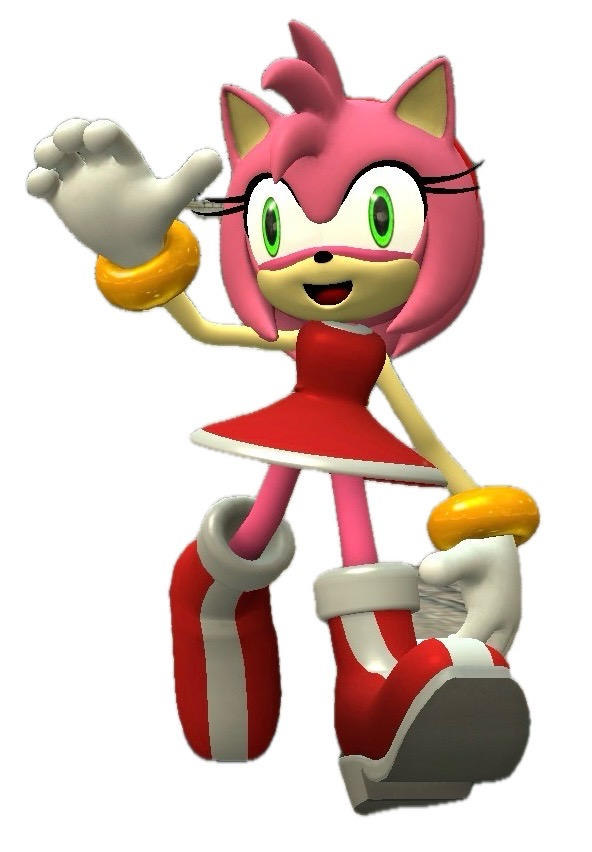 Amy Rose Walking And Waving By Nicohamm2020 On Deviantart