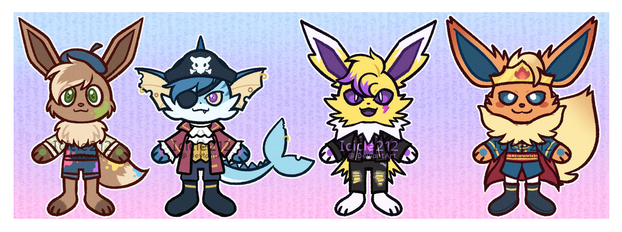 Anthro Pokemon Adopts 1 Open By Icicle212 On Deviantart