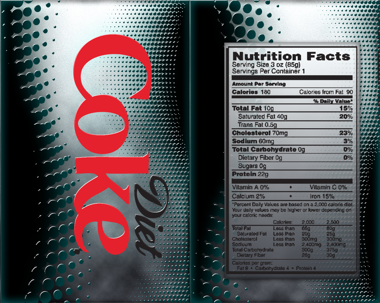 Diet Coke Concept Label By Scappelle1 On DeviantArt diet-coke-concept-label-by-scappelle1-on-deviantart