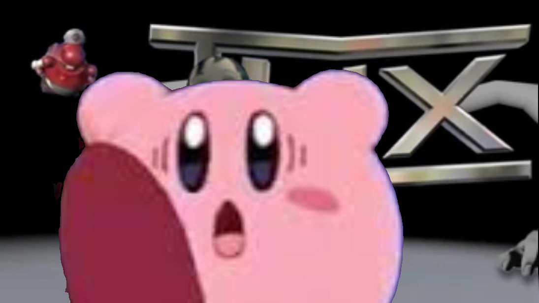 Kirby Running From Tex And The Thx Logo By Icejr08 On Deviantart