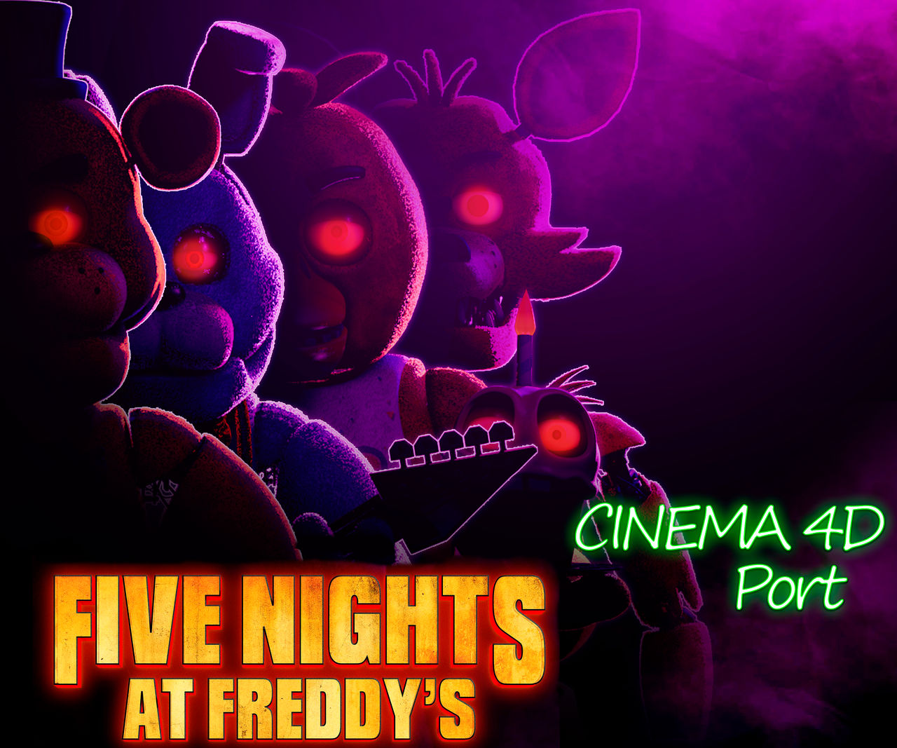 Fnaf Movie Models C4d Download By Fragosodan On Deviantart