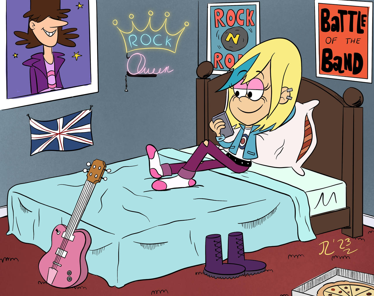Lh Sam Sharp Relaxing In Her Room By Diesel10joseph567 On Deviantart
