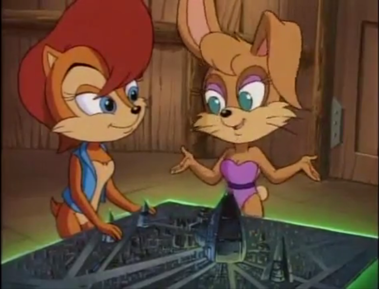 Sally Acorn And Bunnie Rabbot 3 By 2000bonniedelvia On Deviantart