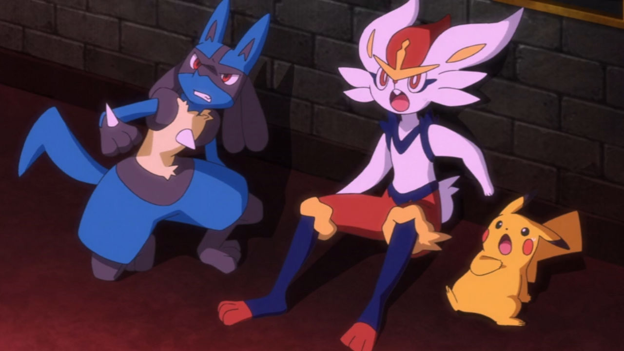 Lucario Cinderace And Pikachu Are Shocked By 2000bonniedelvia On Deviantart